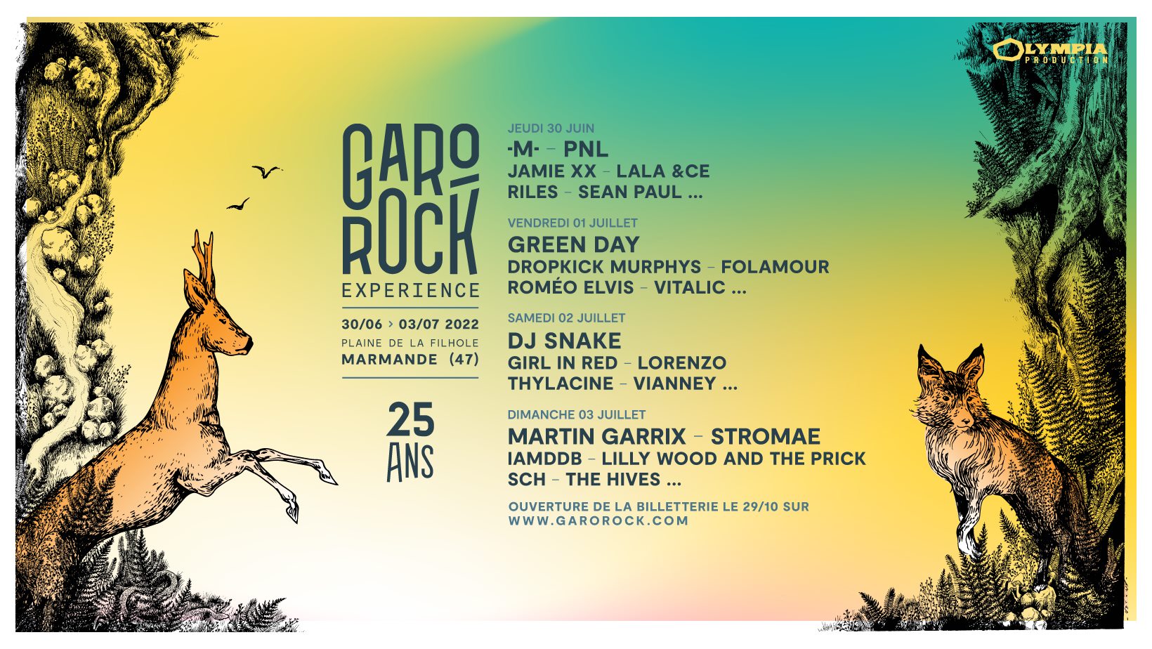 Garorock : les premières confirmations de la 25ème édition ! - News ...