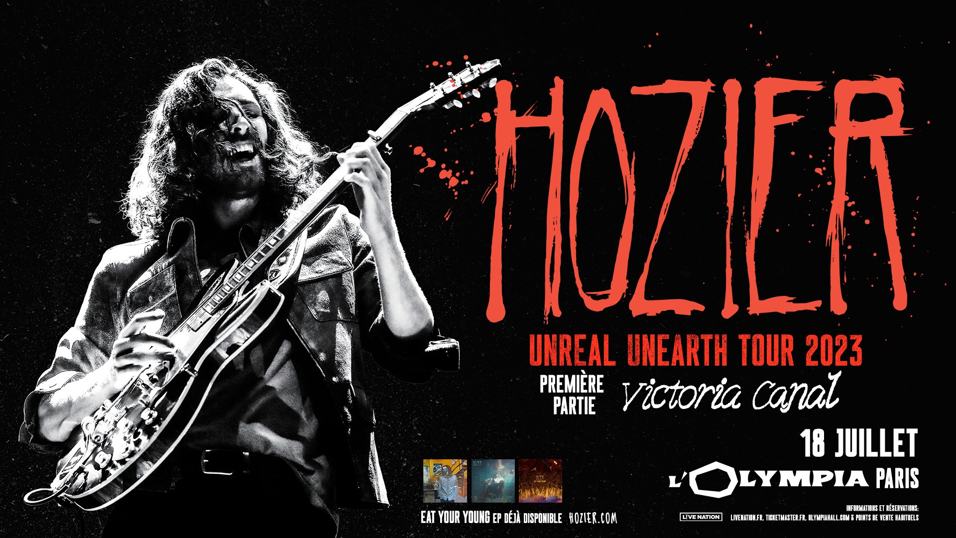 HOZIER @ Olympia (18/07/23) - Reports - RockUrLife - webzine rock ...