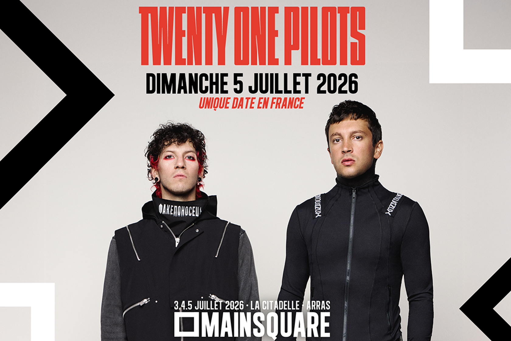 Twenty One Pilots au Main Square Festival 2026 : un retour exclusif et ...