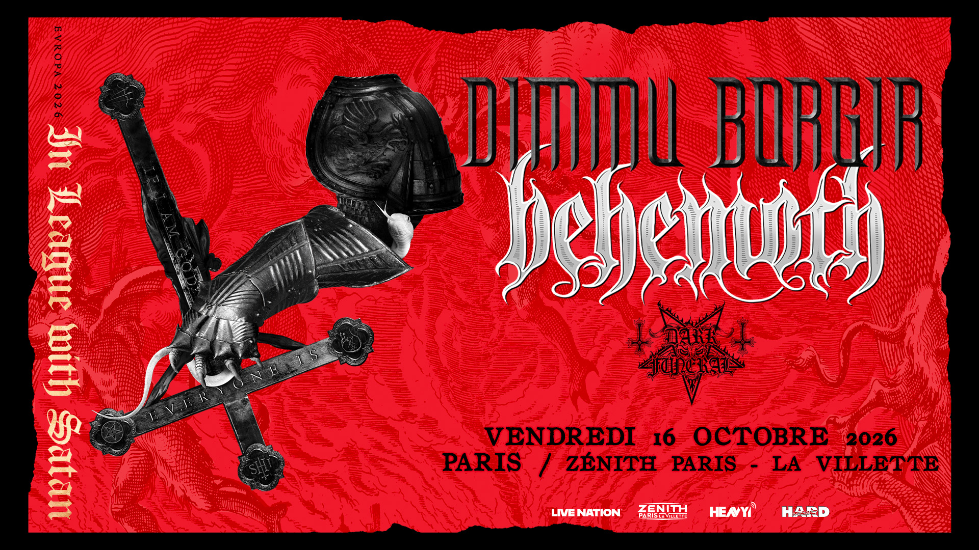 Behemoth + Dimmu Borgir + Dark Funeral : en concert au Zénith de Paris ...